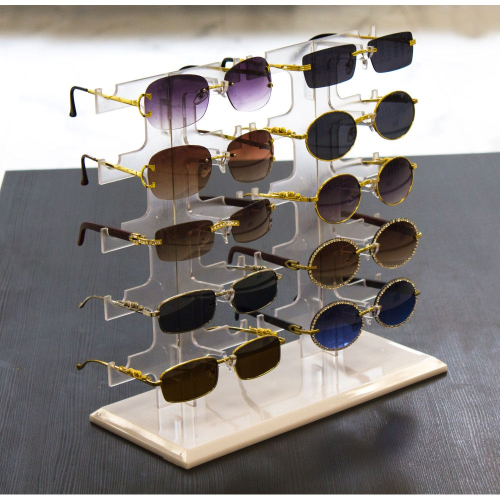 Sunglass Display Rack Sunglasses Holder (10 pairs) B1025 – D&B Pashmina